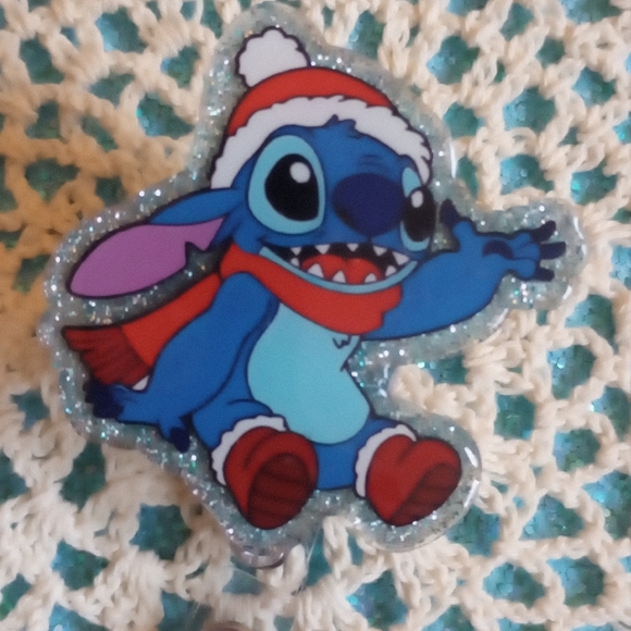 Accessories | Disney Stitch Christmas Pin | Poshmark